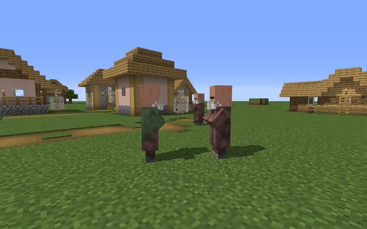 Villagers with masks Minecraft Texture Pack