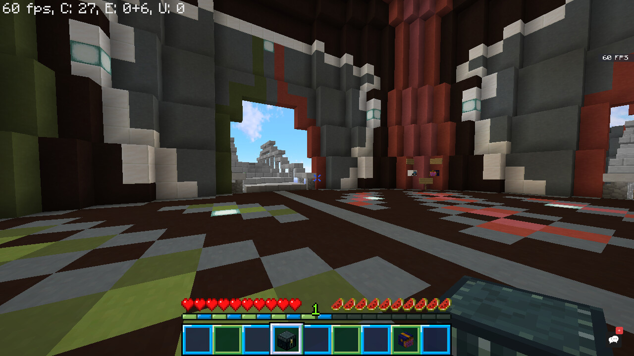 Simple Blue and Green GUI Minecraft Texture Pack