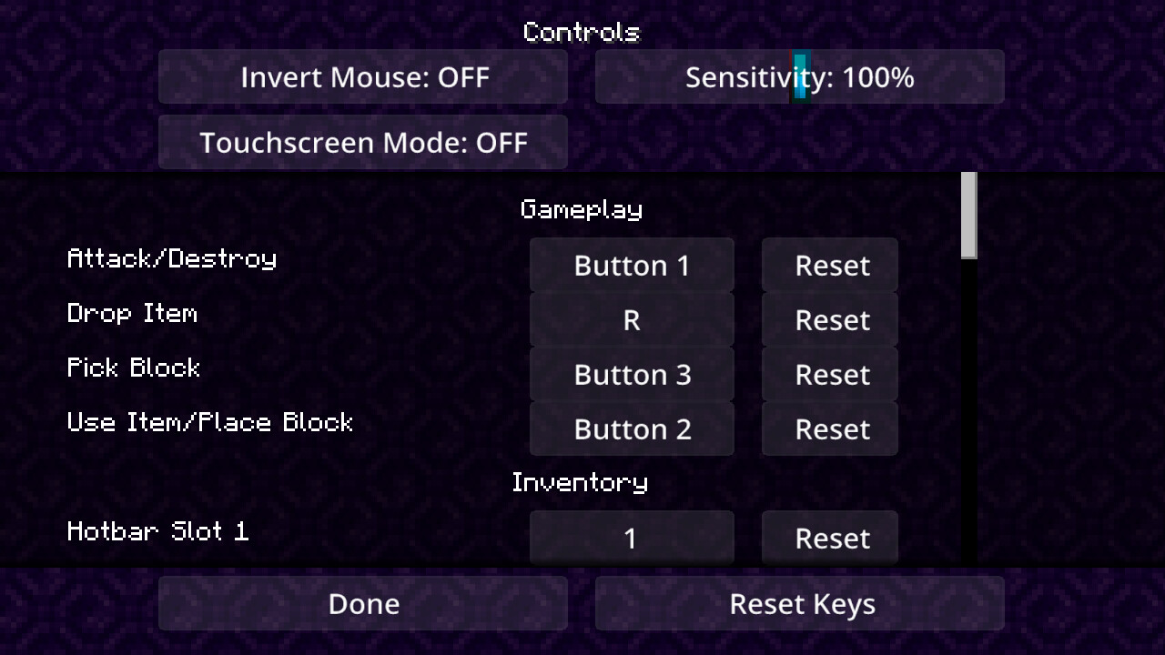 Simple Blue and Green GUI Minecraft Texture Pack