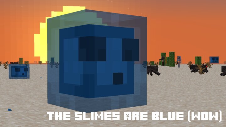 Blue Slime Minecraft Texture Pack
