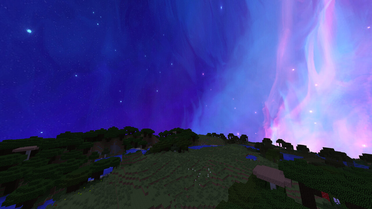 P & B Nebula Overlay (custom sky overlay!) Minecraft Texture Pack