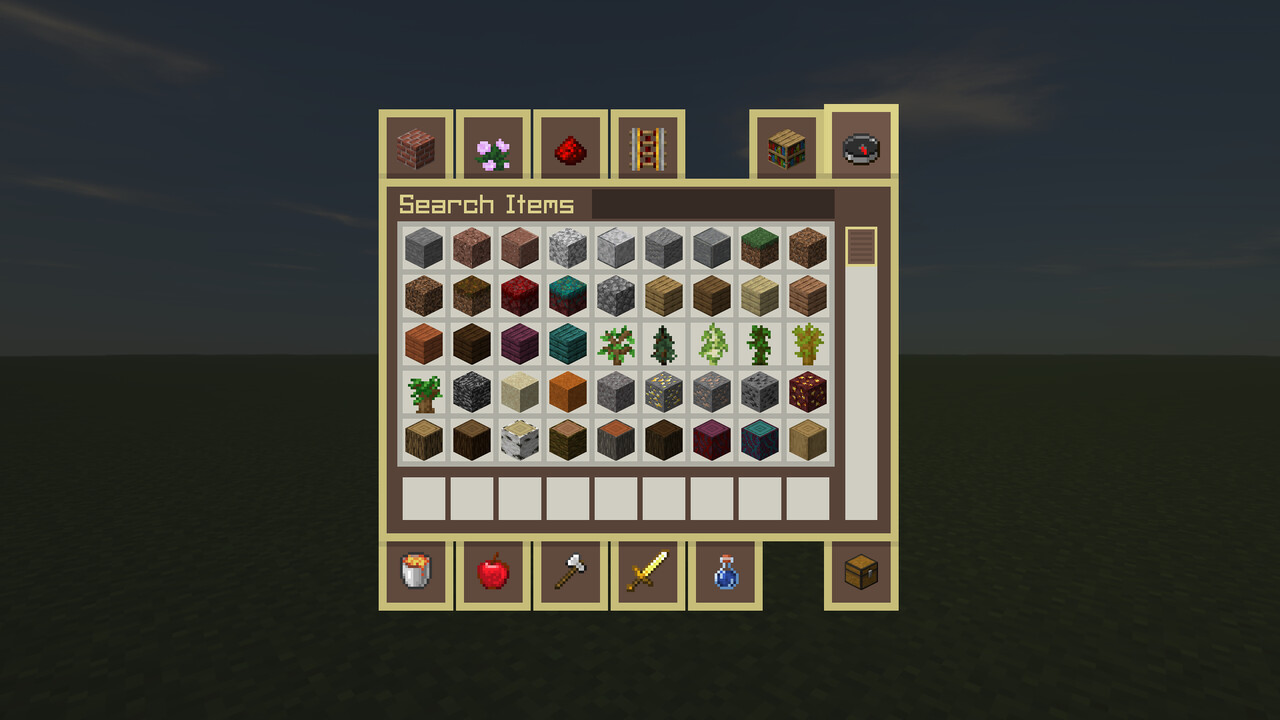 Zen+ | The Choco-Banana HD GUI Minecraft Texture Pack