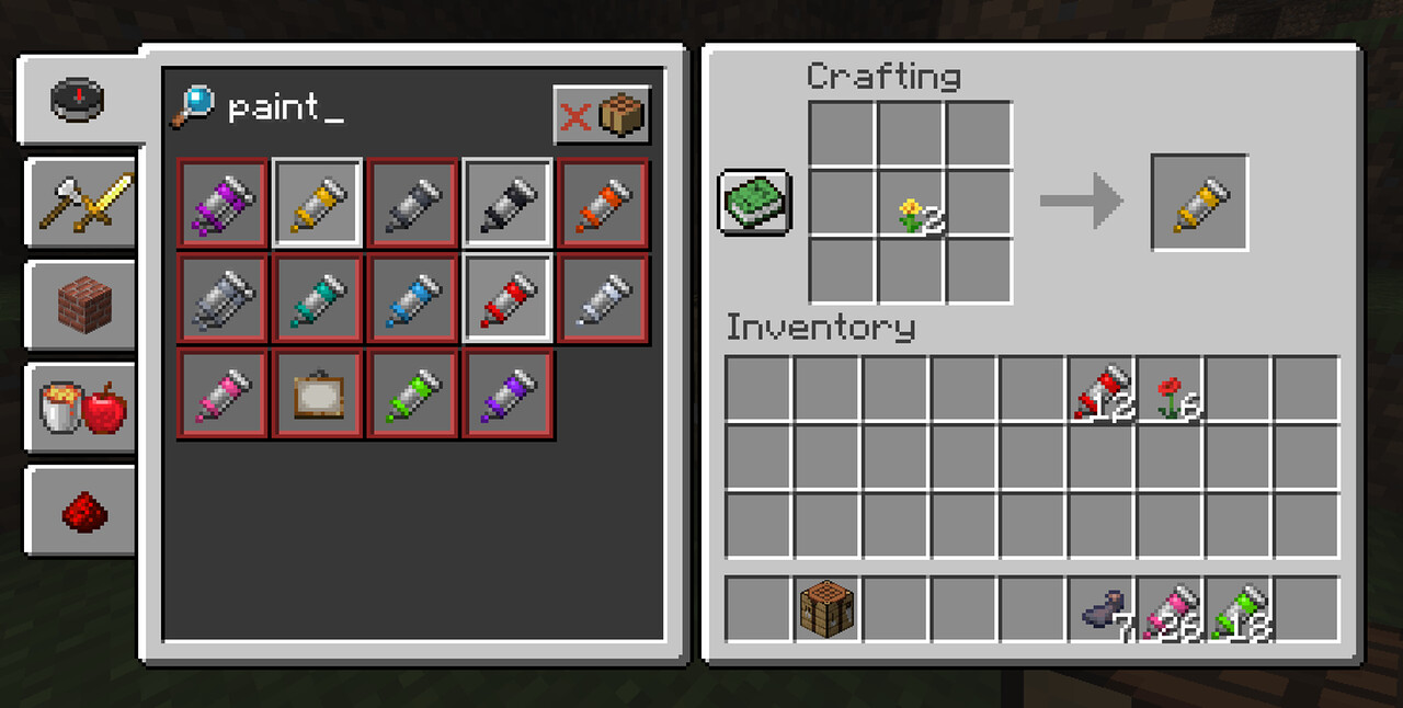 Tube Paints Minecraft Texture Pack