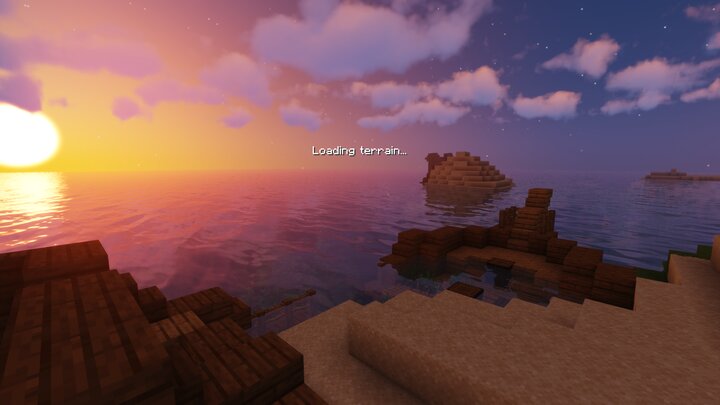 Dimension Loading Screens Minecraft Texture Pack