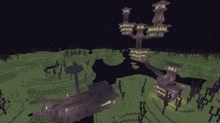 Dimension Loading Screens Minecraft Texture Pack