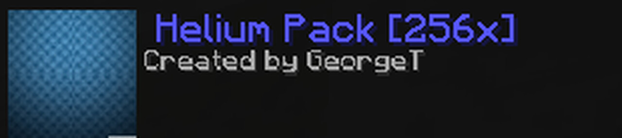 Helium Pack [256x] Minecraft Texture Pack