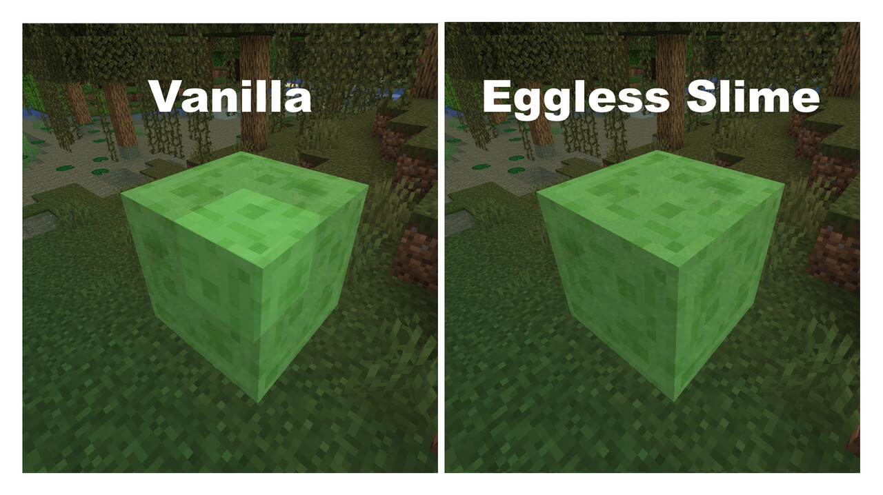 Eggless Slime Minecraft Texture Pack