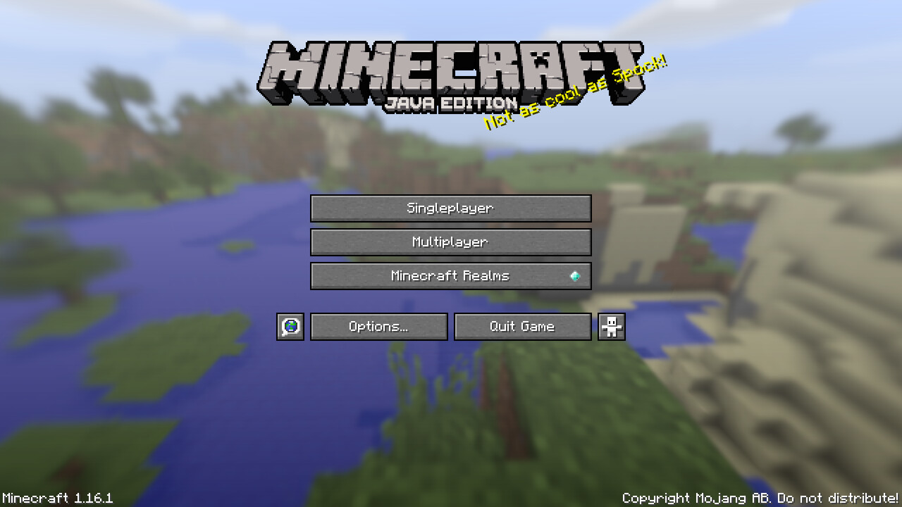 Classic Menu Panorama 4K remake (Accurate!) Minecraft Texture Pack