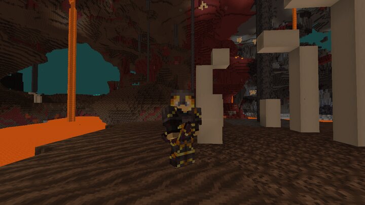 Netherite Bow (Compatible with Gold Vein Netherite) Minecraft Texture Pack