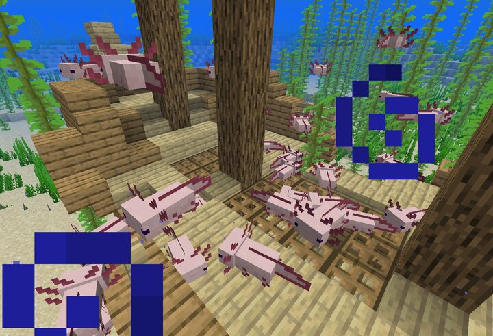 Axolotls Minecraft Texture Pack