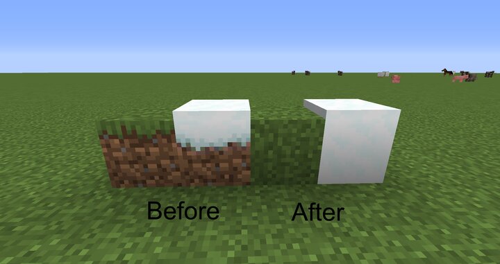 Better Grass and Snow Sides Minecraft Texture Pack