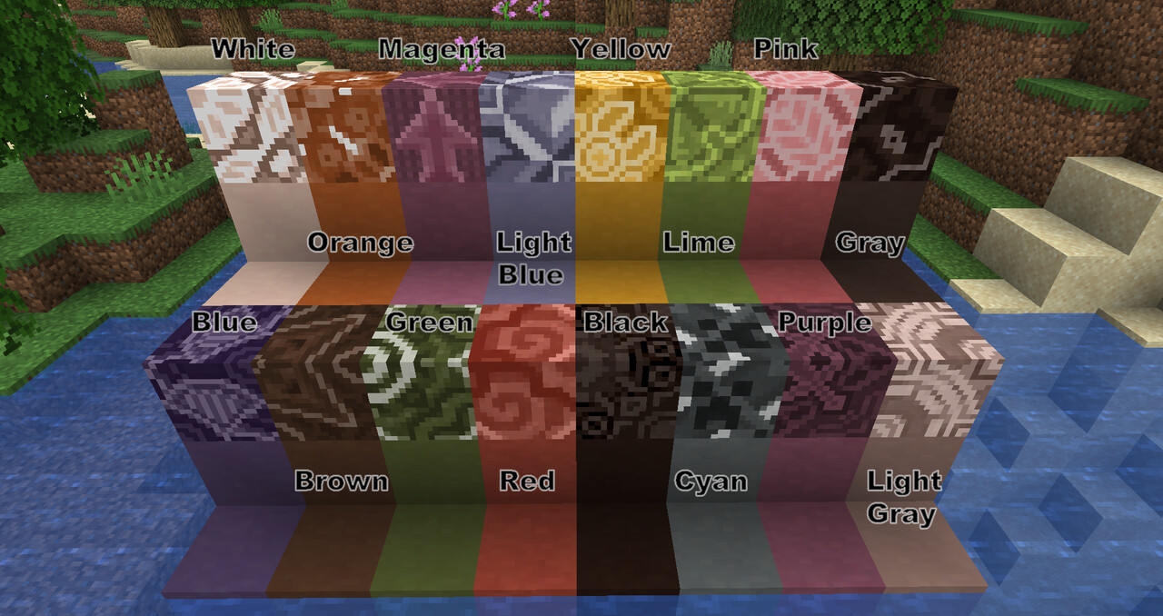 Roxy's Better Glazed Terracotta Minecraft Texture Pack