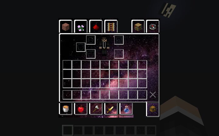 Galaxy GUI Minecraft Texture Pack
