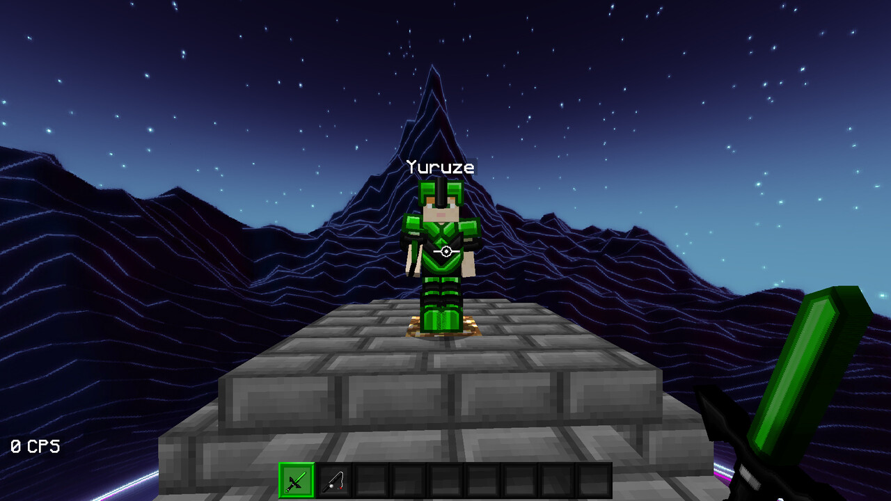 Synthwave V2 [GREEN] 256x Minecraft Texture Pack