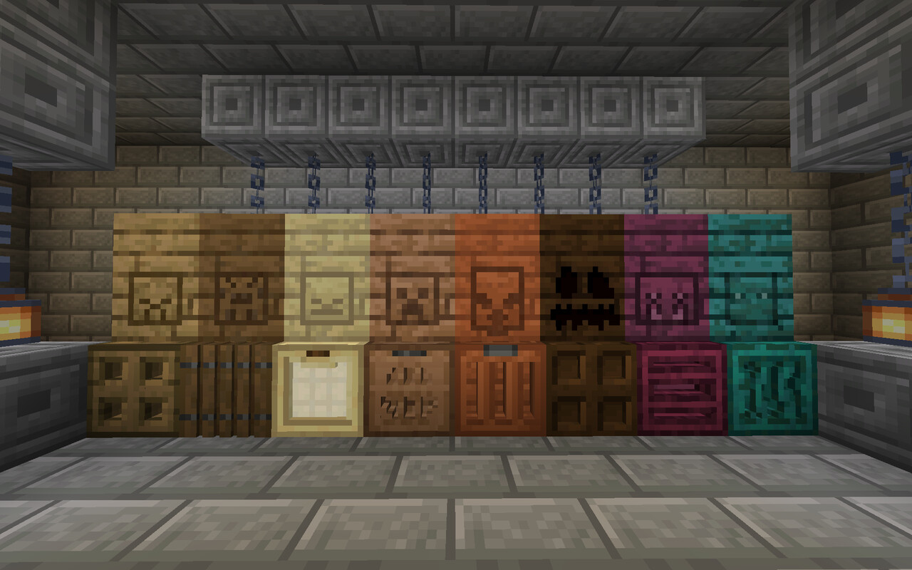 Robo's Chiseled Planks Minecraft Texture Pack