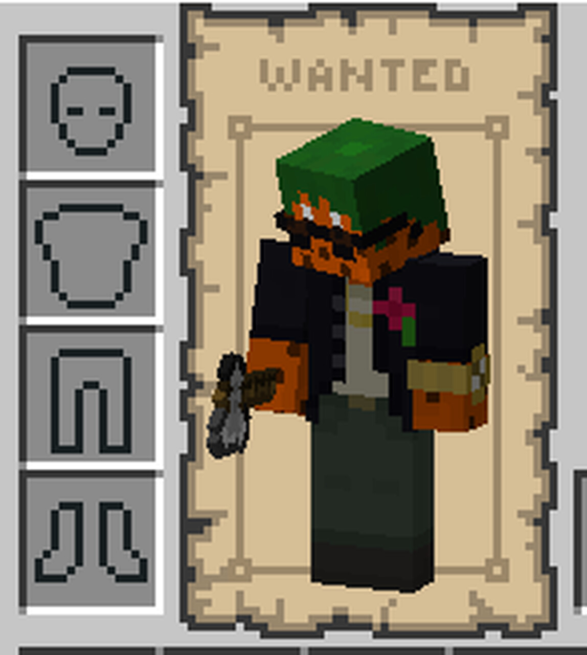 Wanted Poster GUI Minecraft Texture Pack