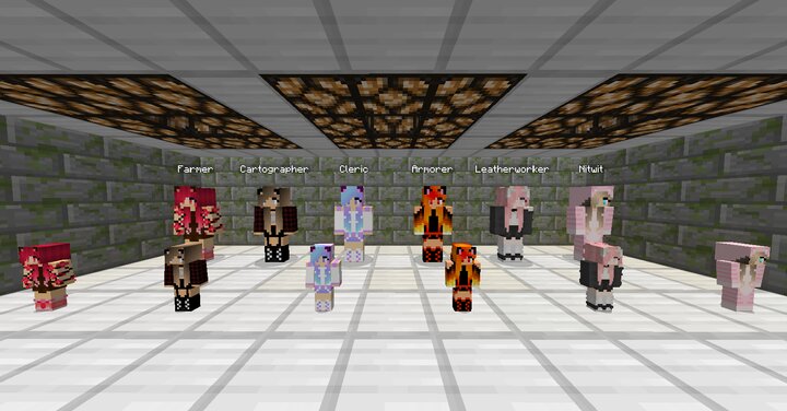 Neko Villagers 1.11-1.12 Minecraft Texture Pack