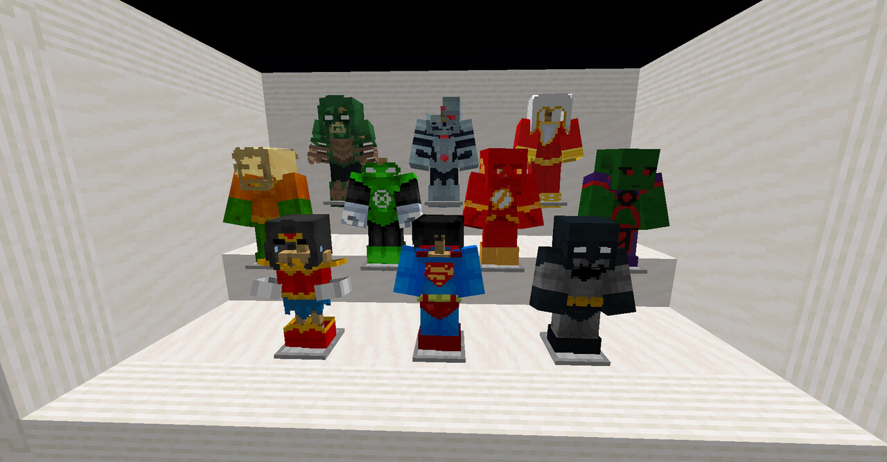 DC Comics Superheroes Resource Pack Minecraft Texture Pack