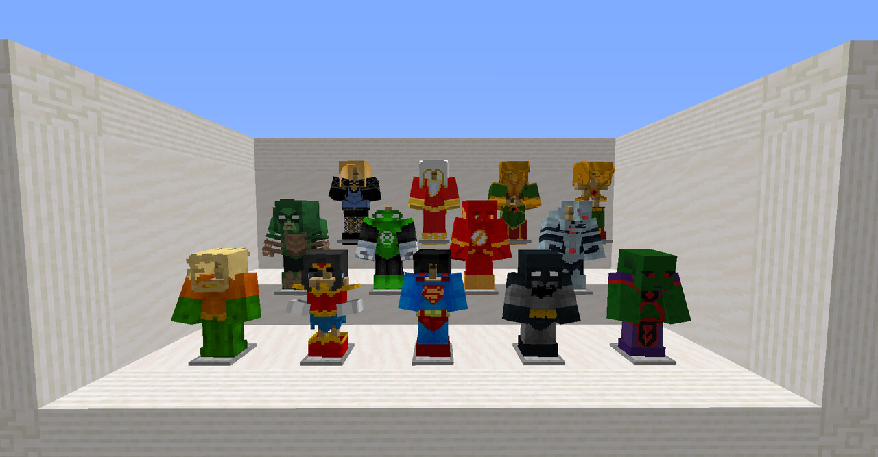 DC Comics Superheroes Resource Pack Minecraft Texture Pack