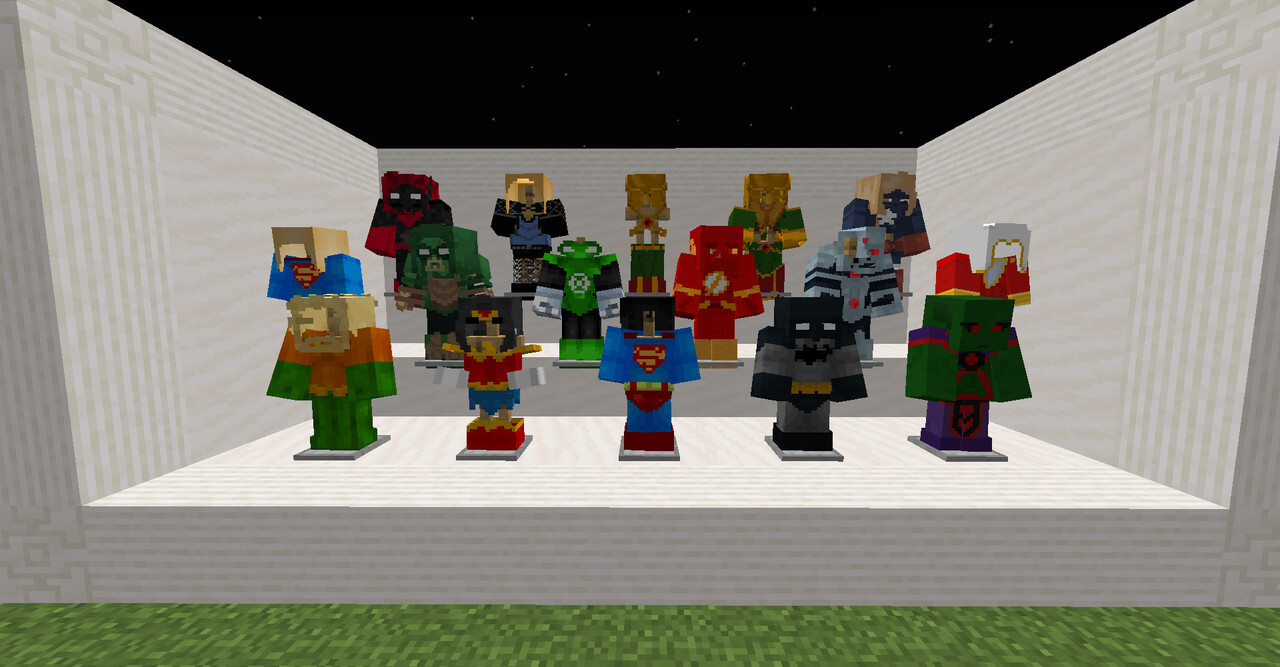 DC Comics Superheroes Resource Pack Minecraft Texture Pack