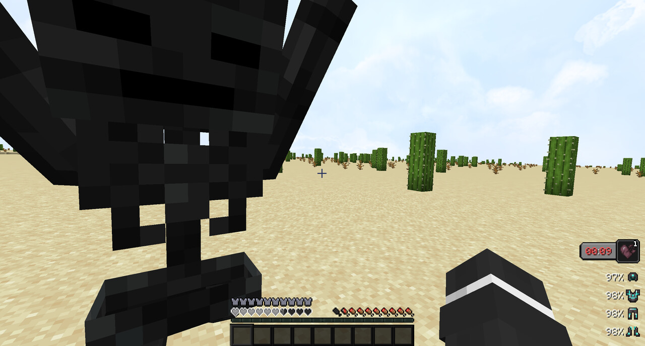 Visible wither hearts & cooler darker armor GUI Minecraft Texture Pack