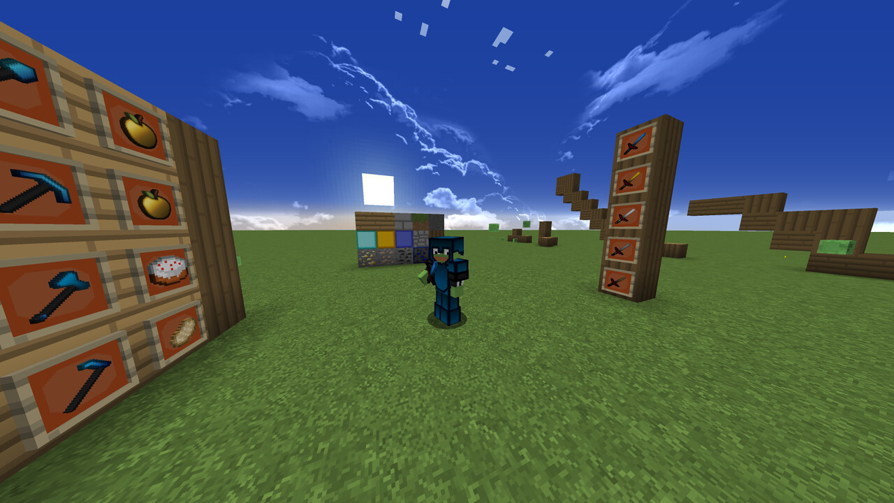 pvp HD pack with HD swords Minecraft Texture Pack