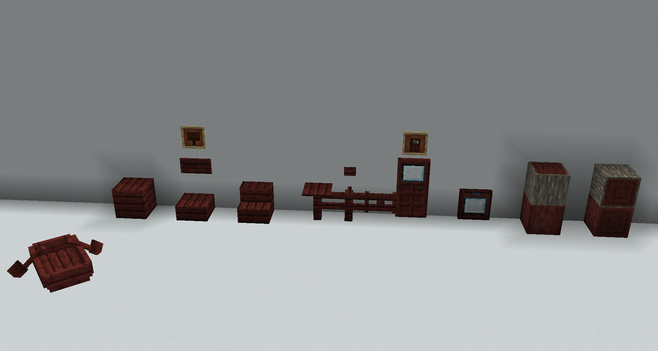 Mahogany Wood Minecraft Texture Pack