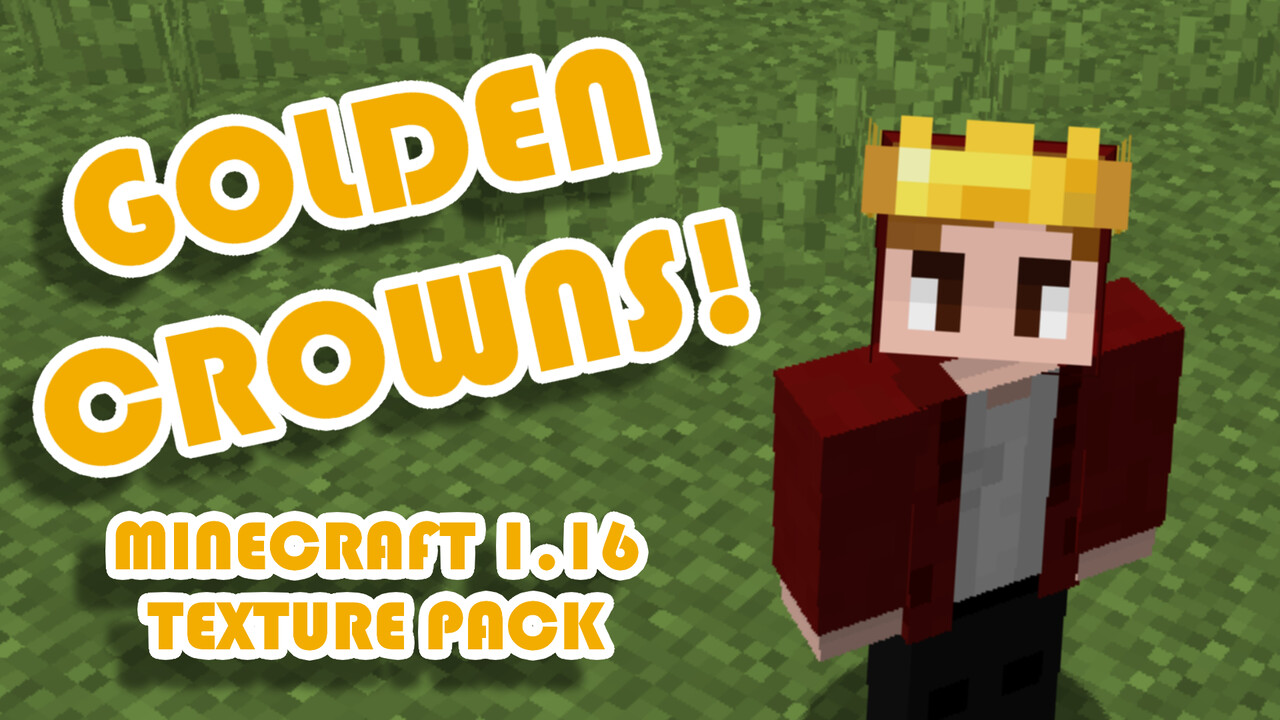 Golden Crowns by IcebergLettuce (1.16+) Minecraft Texture Pack