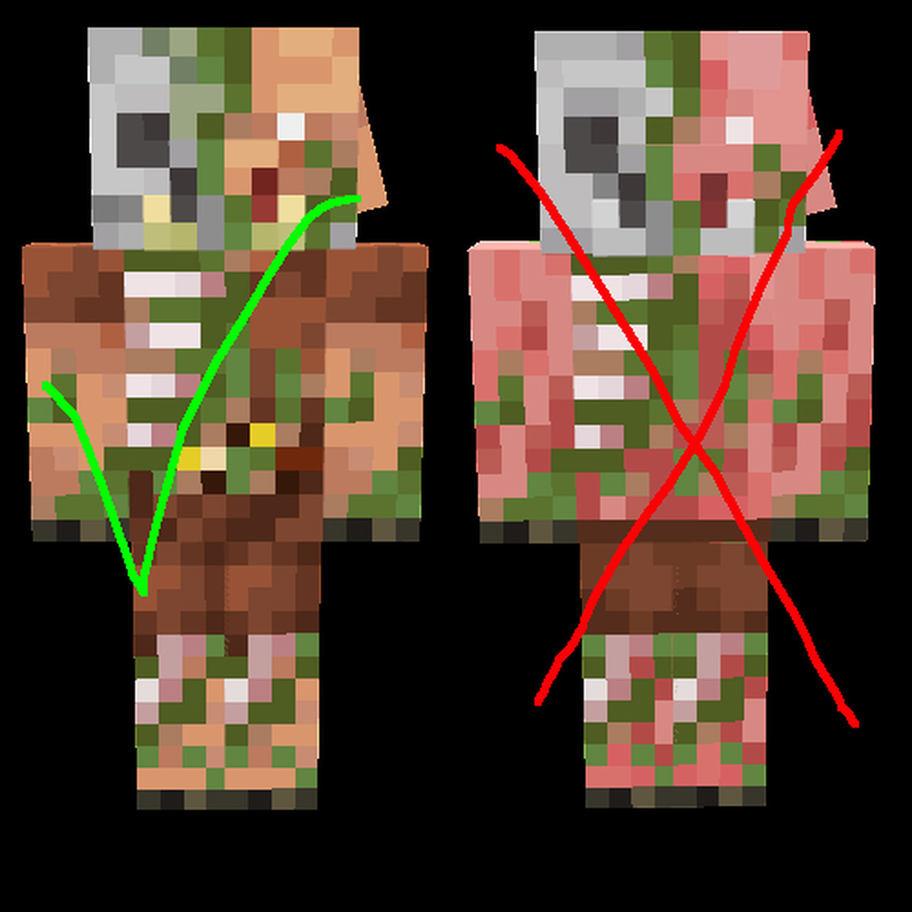 Realistic zombified piglins Minecraft Texture Pack