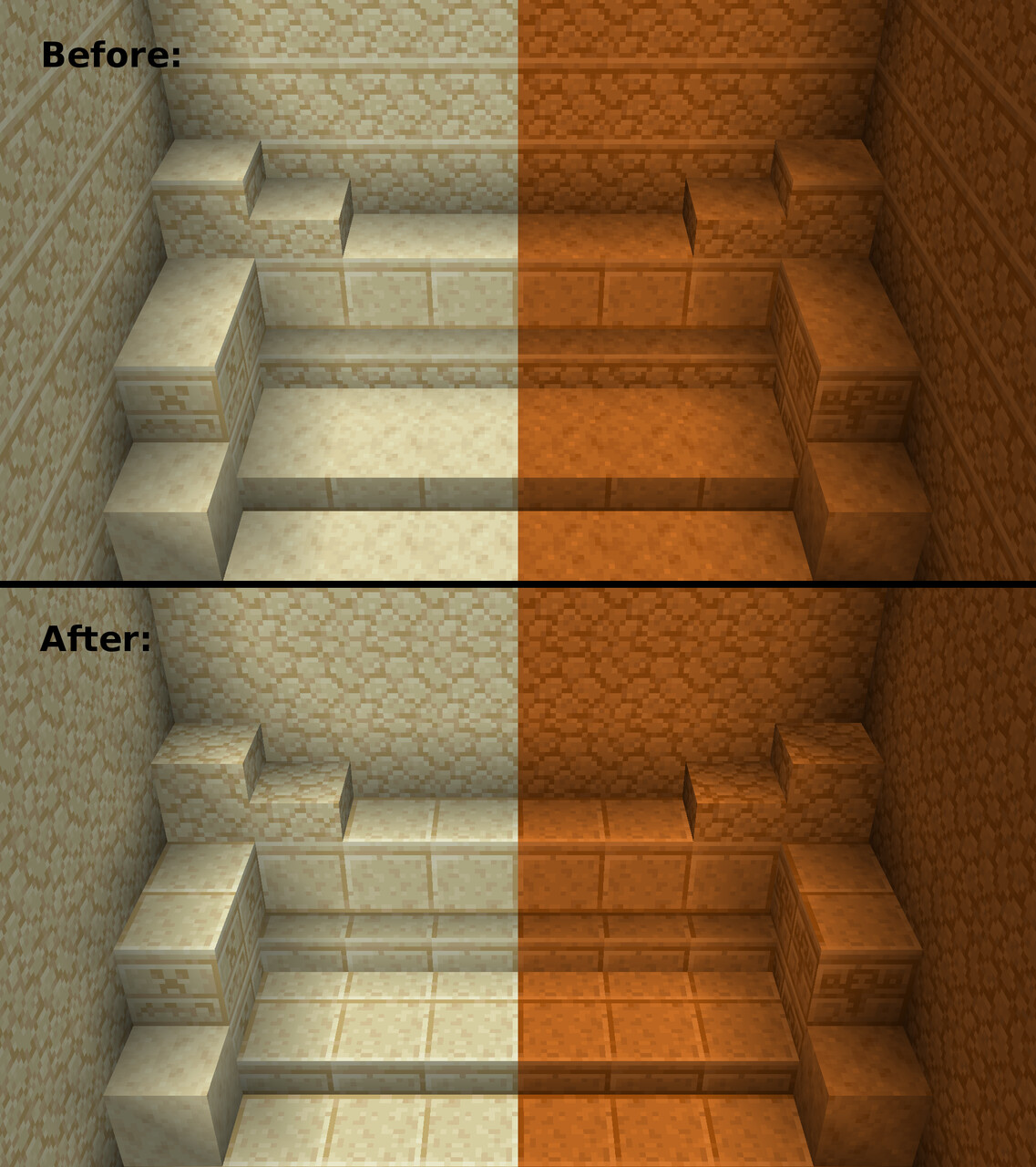 Better Vanilla Sandstone Minecraft Texture Pack
