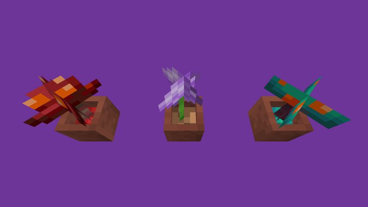 Altered Potting Media for Nether Plants Minecraft Texture Pack