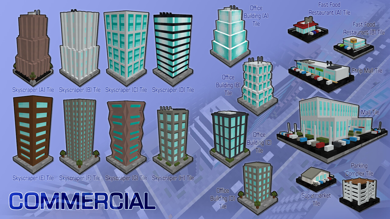 Tilemaster City Pack: Modern Minecraft Texture Pack