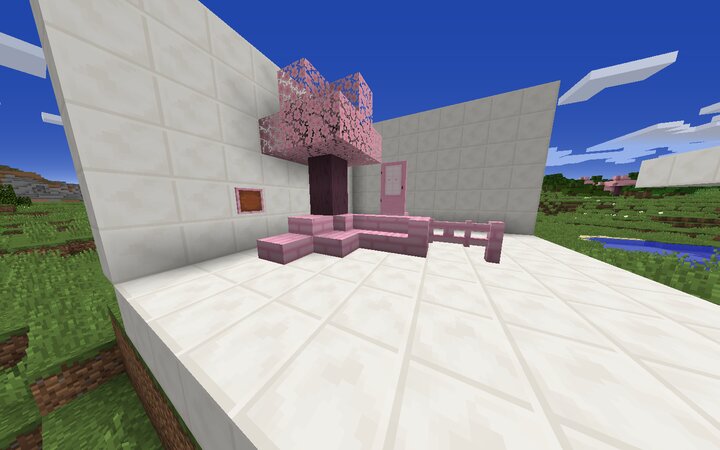 Sakura trees Minecraft Texture Pack