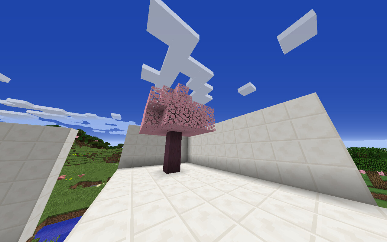 Sakura trees Minecraft Texture Pack