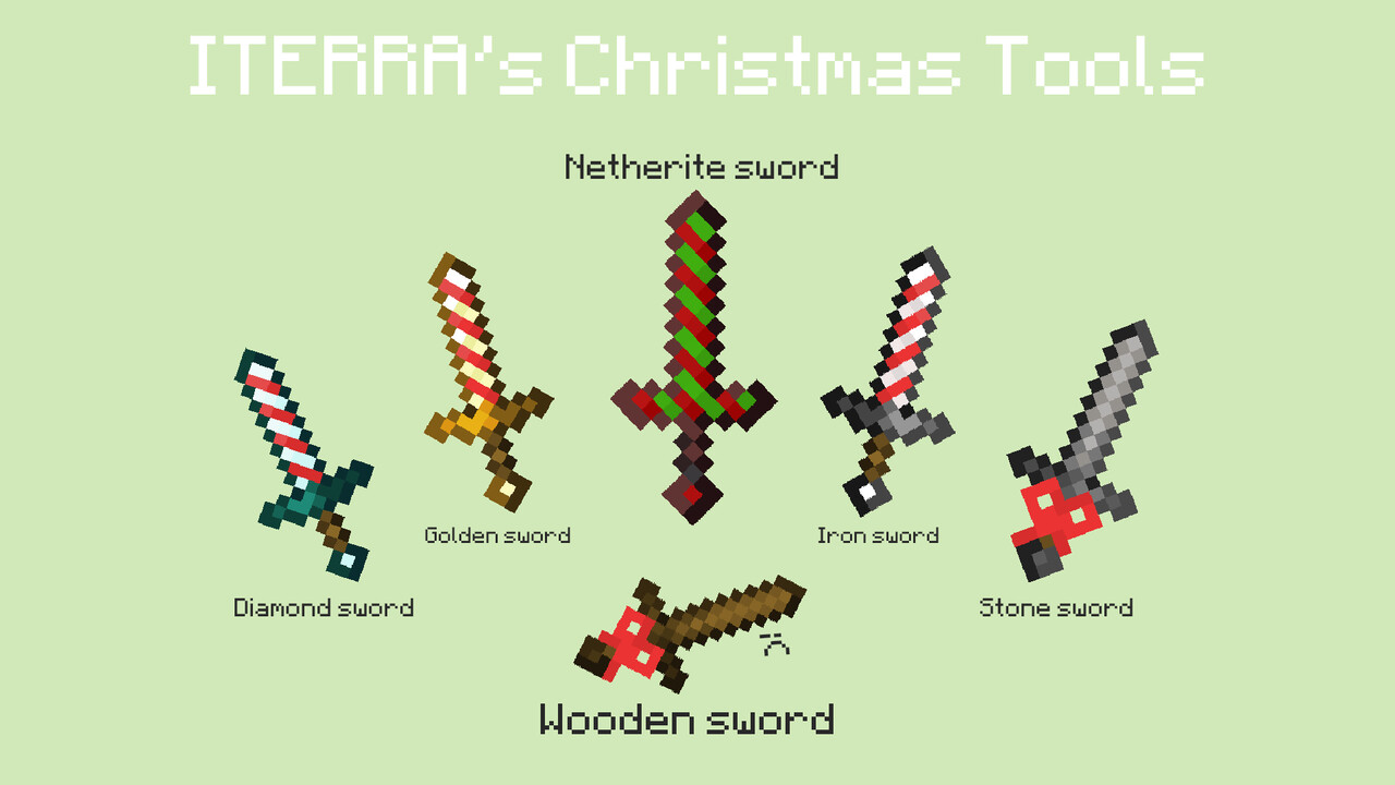 ITERRA's Christmas Tools Minecraft Texture Pack