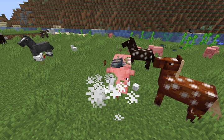 Piglin-Pigman hybrid. Minecraft Texture Pack