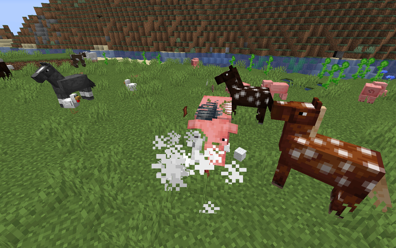 Piglin-Pigman hybrid. Minecraft Texture Pack
