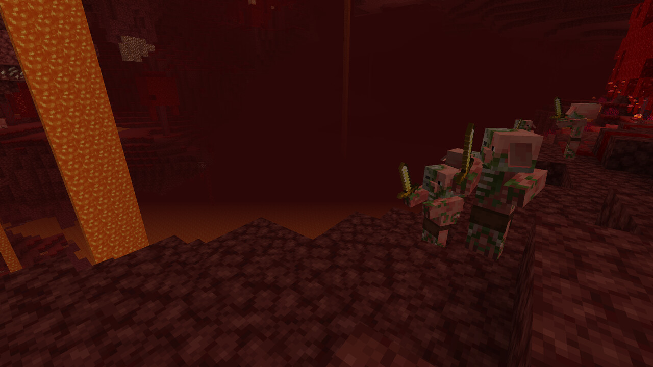 Piglin-Pigman hybrid. Minecraft Texture Pack