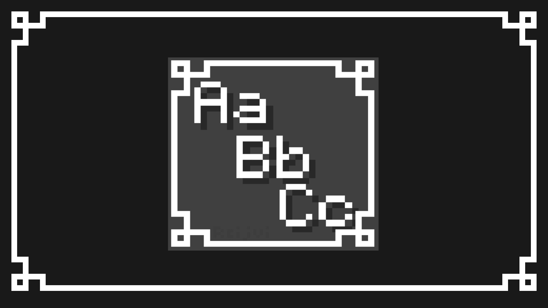 Font Reimagined Minecraft Texture Pack