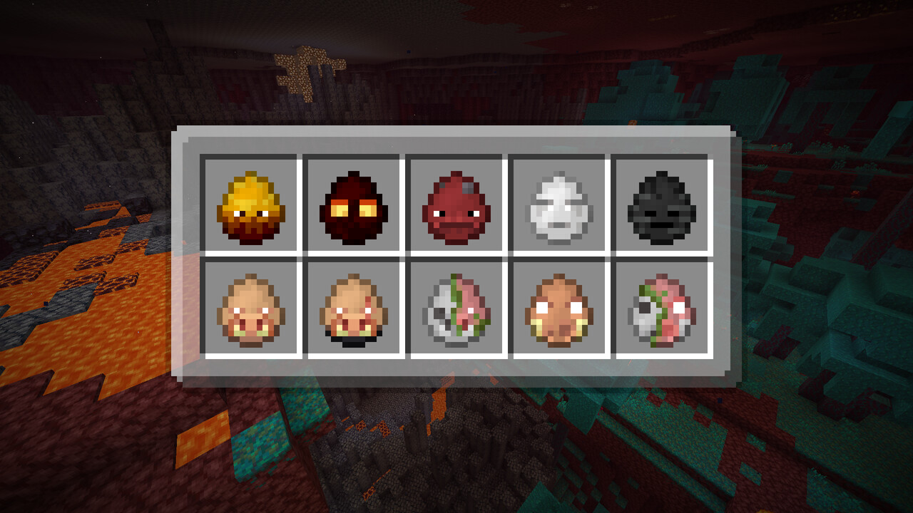 Unique Spawn Eggs Minecraft Texture Pack