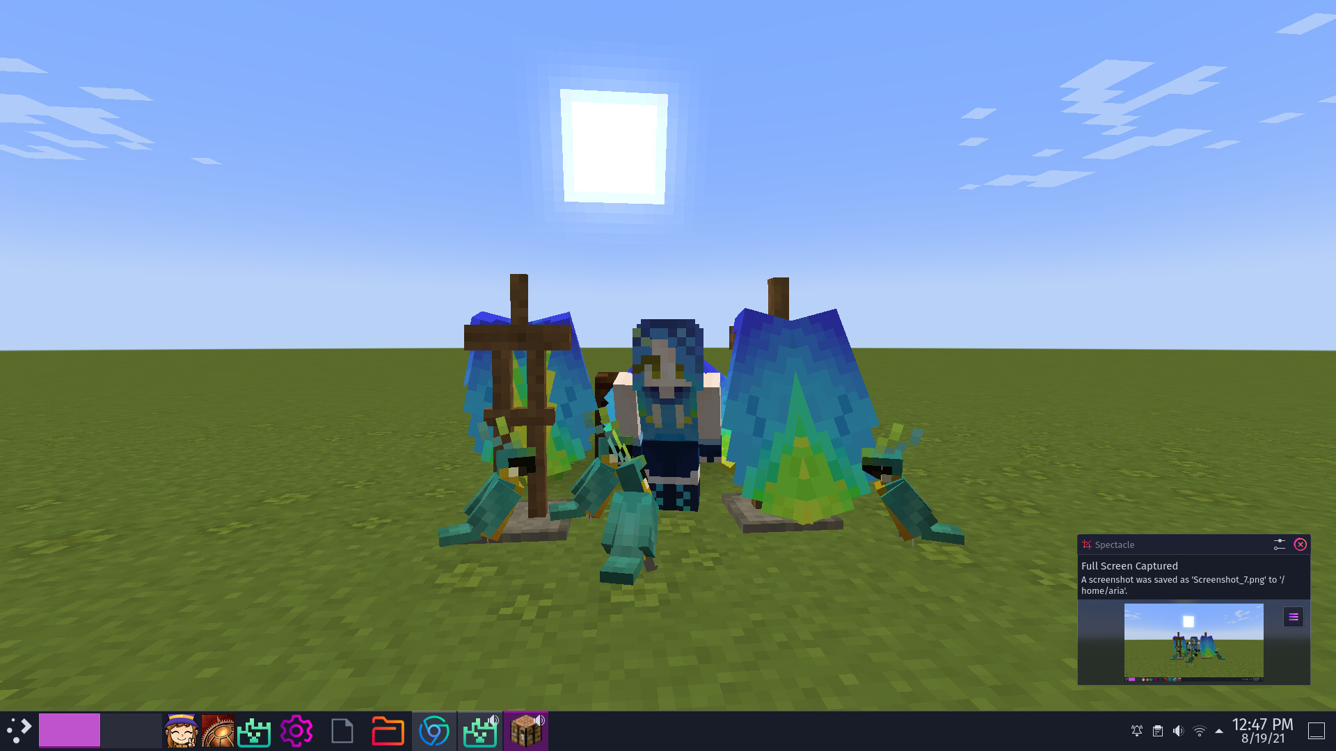 ParrotWings Elytra (Blue and Gold Macaw, Java Ed.) Minecraft Texture Pack