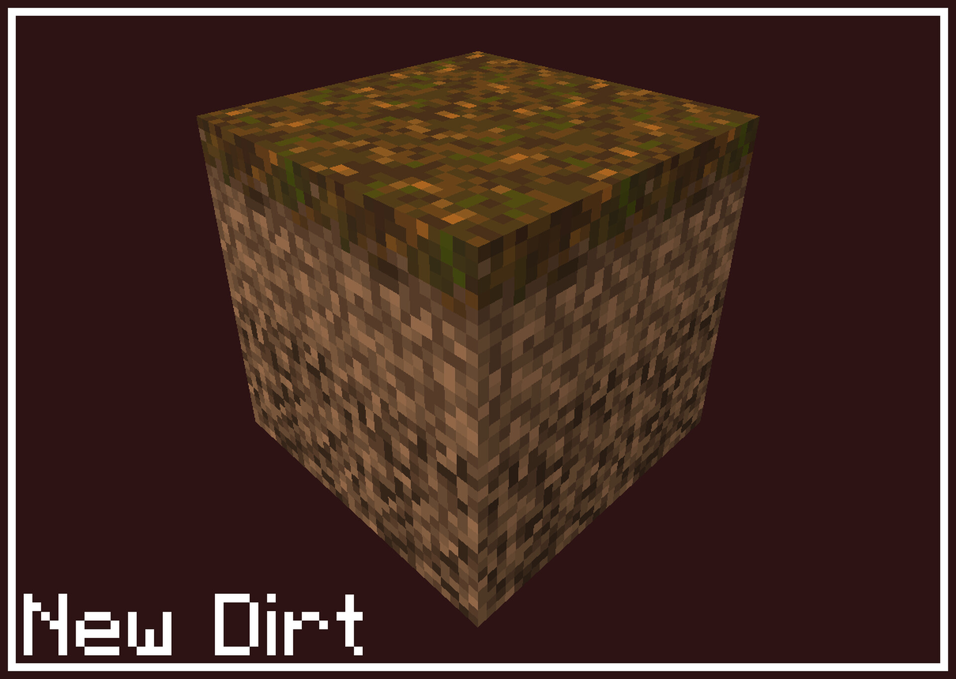 New Dirt Bedrock Edition Minecraft Texture Pack