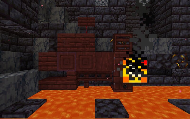 Maroon Crimson Stem Minecraft Texture Pack