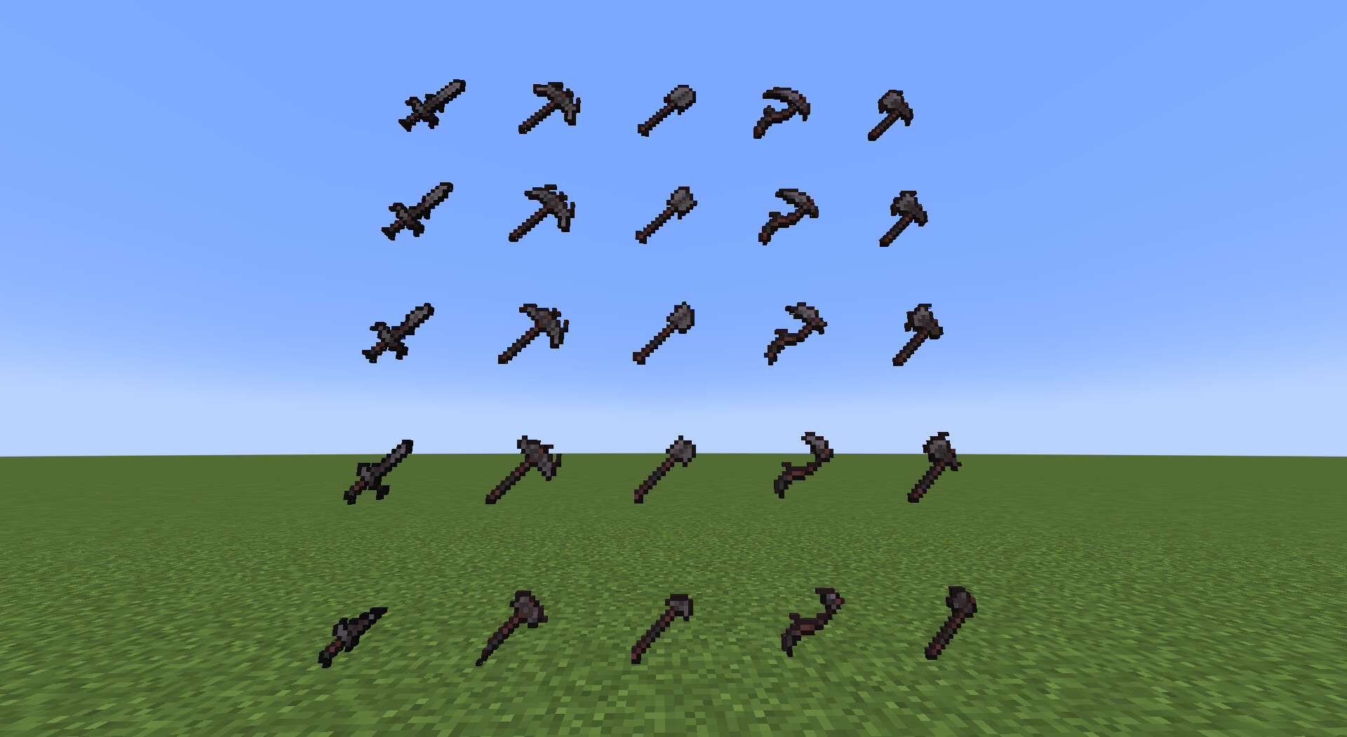 Vanilla Fantasy Armour and Tools Addon Minecraft Texture Pack