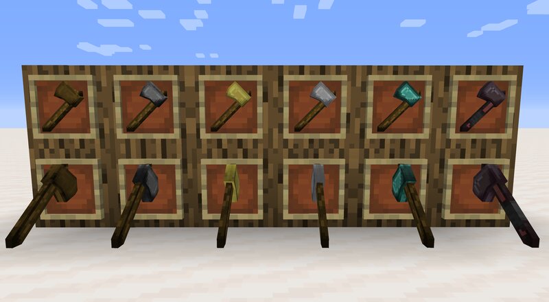 MisterGriimm's Woodcutting Axes (Vanilla Friendly) Minecraft Texture Pack