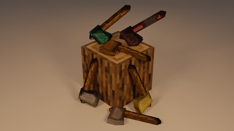 MisterGriimm's Woodcutting Axes (Vanilla Friendly) Minecraft Texture Pack