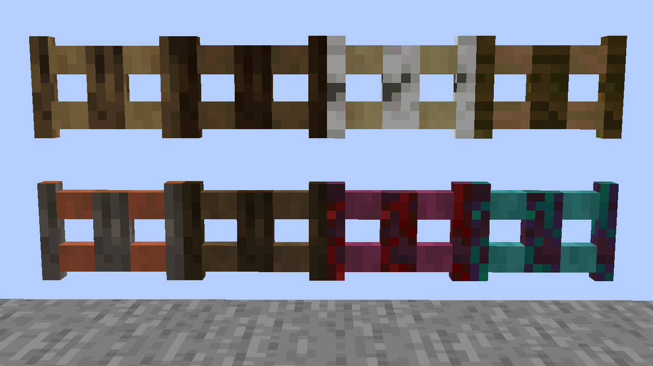 Fancier Fences Minecraft Texture Pack