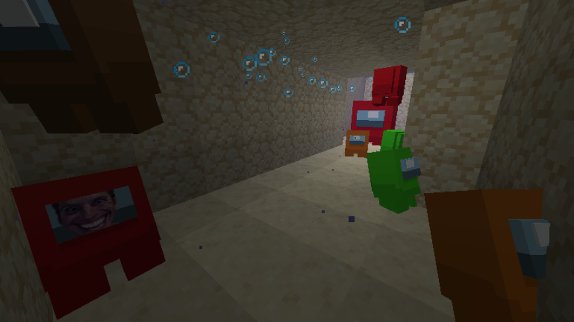 Among us Guardians Minecraft Texture Pack