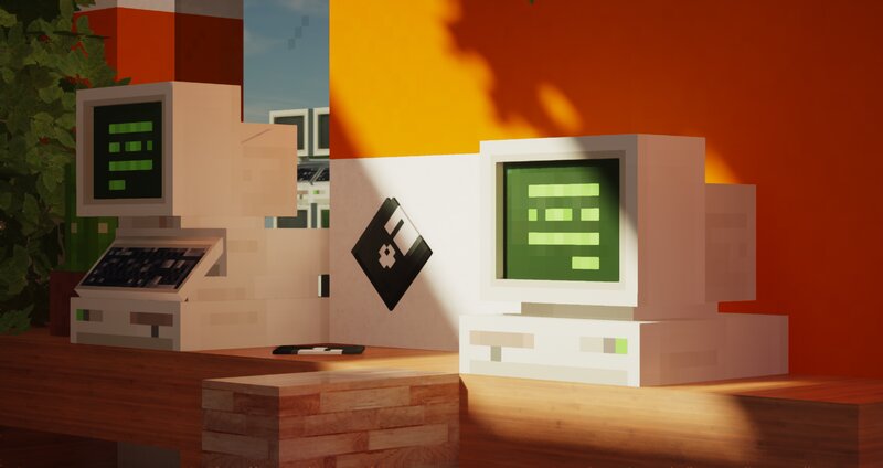 Functional Vintage Computers Minecraft Texture Pack