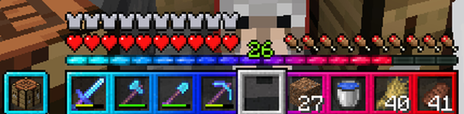 Iccy Red & Blue GUI Minecraft Texture Pack